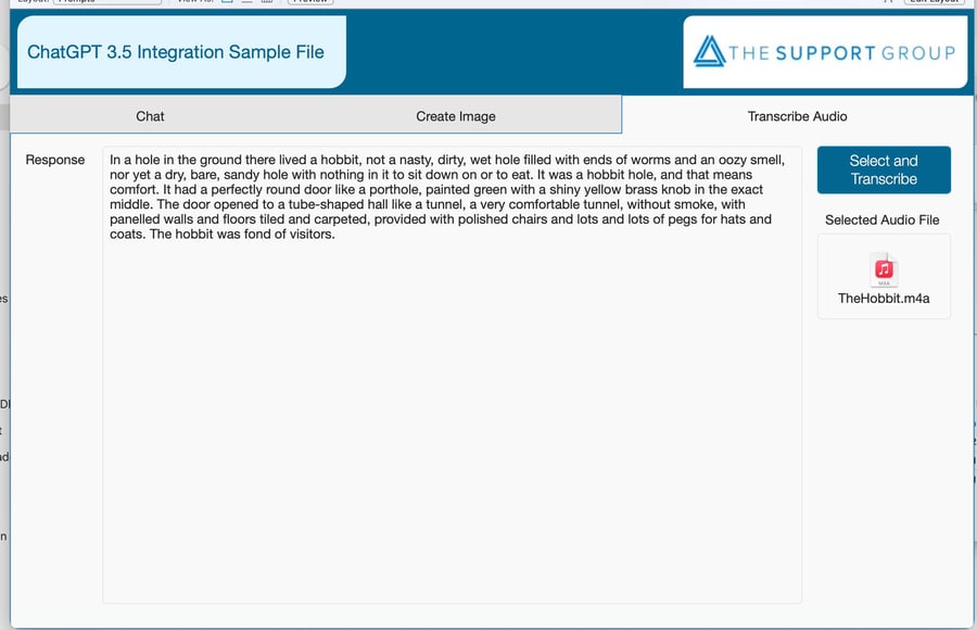 FileMaker Integration Examples with ChatGPT