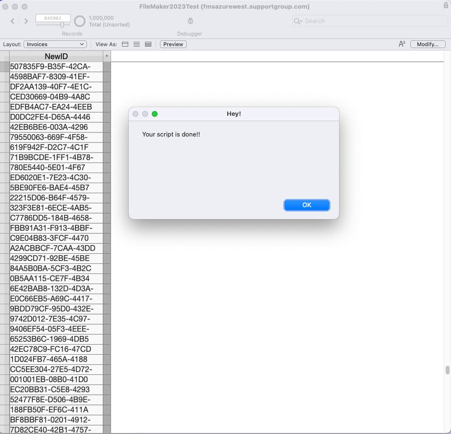 FileMaker 2023: Perform Script On Server with Callback