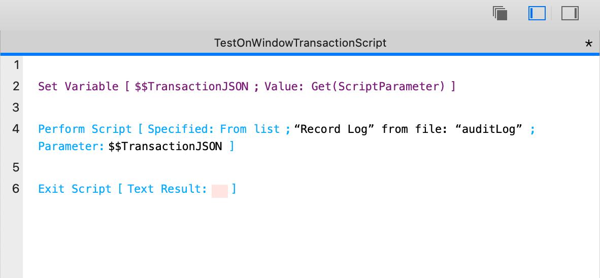 FileMaker 2023: OnWindowTransaction Script Trigger
