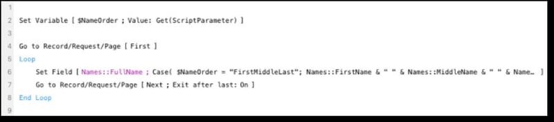 FileMaker Sub-Scripts
