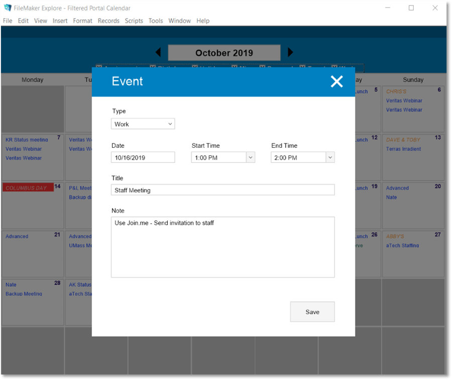 Update: How to Create Calendars in FileMaker with Monday Start of Week